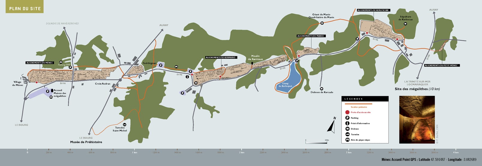 Die Steinreihen von Kerlescan in Carnac | OT Carnac